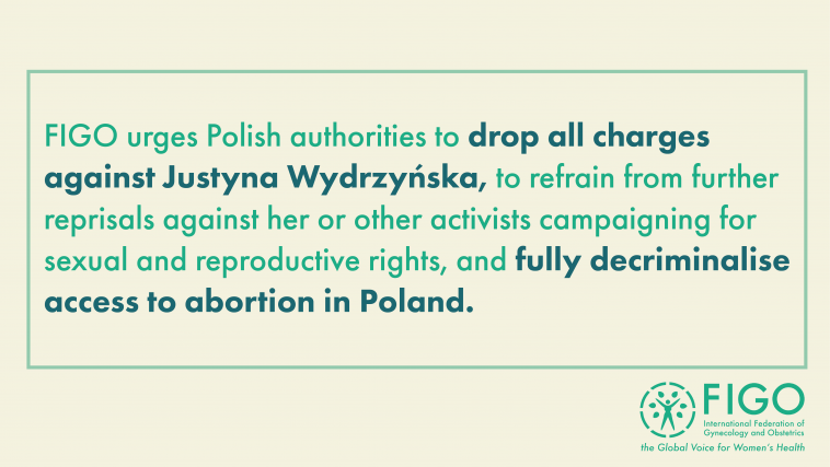 FIGO urges Polish authorities to drop all charges against Justyna ... FIGO urges Polish authorities to drop all charges against Justyna ...